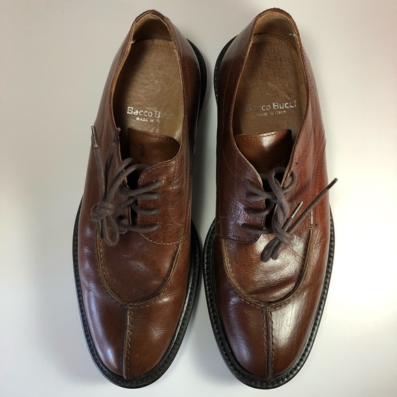 Bacco Bucci | Shoes | Bacco Bucci Italy Leather Split Toe Derby Shoes ...